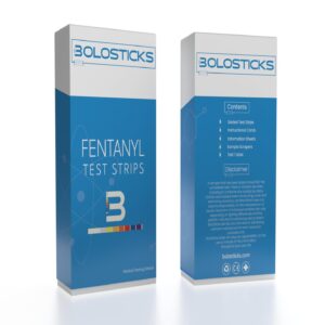 Bolosticks Fentanyl Test Strip Kit - Art Filled, Compact & Festival Ready - Rapid Test Strips, Testing Surface, Test Tube, Sample Scraper, and Info Booklet (Pack of 5)