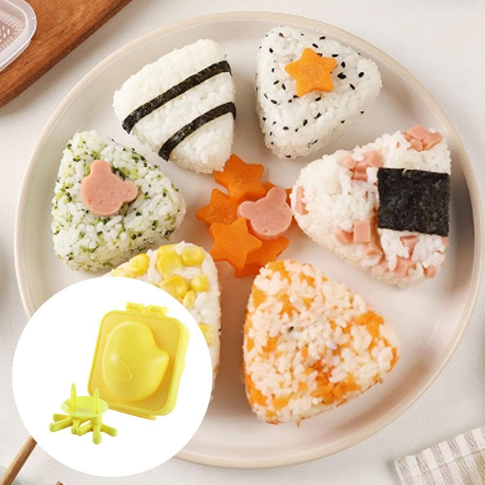 Boiled Egg Mould,Plastic Egg Shaper 3D Cute Chicken Shape Egg Tool Creative Egg Cup Holder Stand Breakfast Rice Ball Lunch Mould Kitchen Gadget