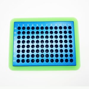 visosci aluminum cooling block - pcr plate cooler ，96-well for 0.2 ml tubes, strips or 96-well plates (96-well)