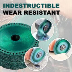 Indestructible Disc 2024, 5 PCS Glass Cutting Disc 7/8" & 5/8" Arbor, 4 Inch Glass Saw Ultra-Thin Saw Blade, Indestructible disc 2.0 - Cut Everything in Seconds (A)