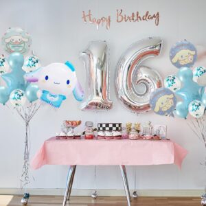 20Pcs Cute Anime Party Decoration Balloons,Aluminum Film Material Double Sided Balloons,Anime Theme Party Supplies,Kawaii Birthday Party Ballons (GG-03)