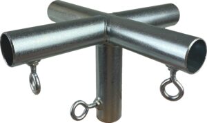 1" f5, 5-way flat roof emt conduit canopy fittings by cowboy canopy, diy metal carport parts (1)