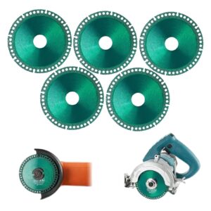 indestructible disc 2024, 5 pcs glass cutting disc 7/8" & 5/8" arbor, 4 inch glass saw ultra-thin saw blade, indestructible disc 2.0 - cut everything in seconds (a)