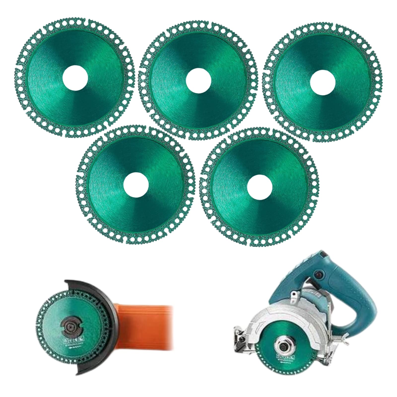 Indestructible Disc 2024, 5 PCS Glass Cutting Disc 7/8" & 5/8" Arbor, 4 Inch Glass Saw Ultra-Thin Saw Blade, Indestructible disc 2.0 - Cut Everything in Seconds (A)