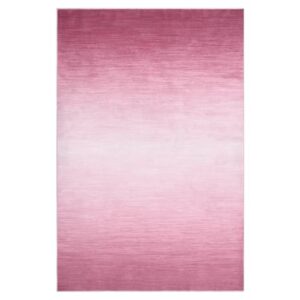 ROYHOME 9x12 Living Room Area Rug Modern Ombre Area Rug Non-Slip Washable Indoor Area Rug Contemporary Area Rug Large Floor Carpet for Bedroom Nursery, Pink