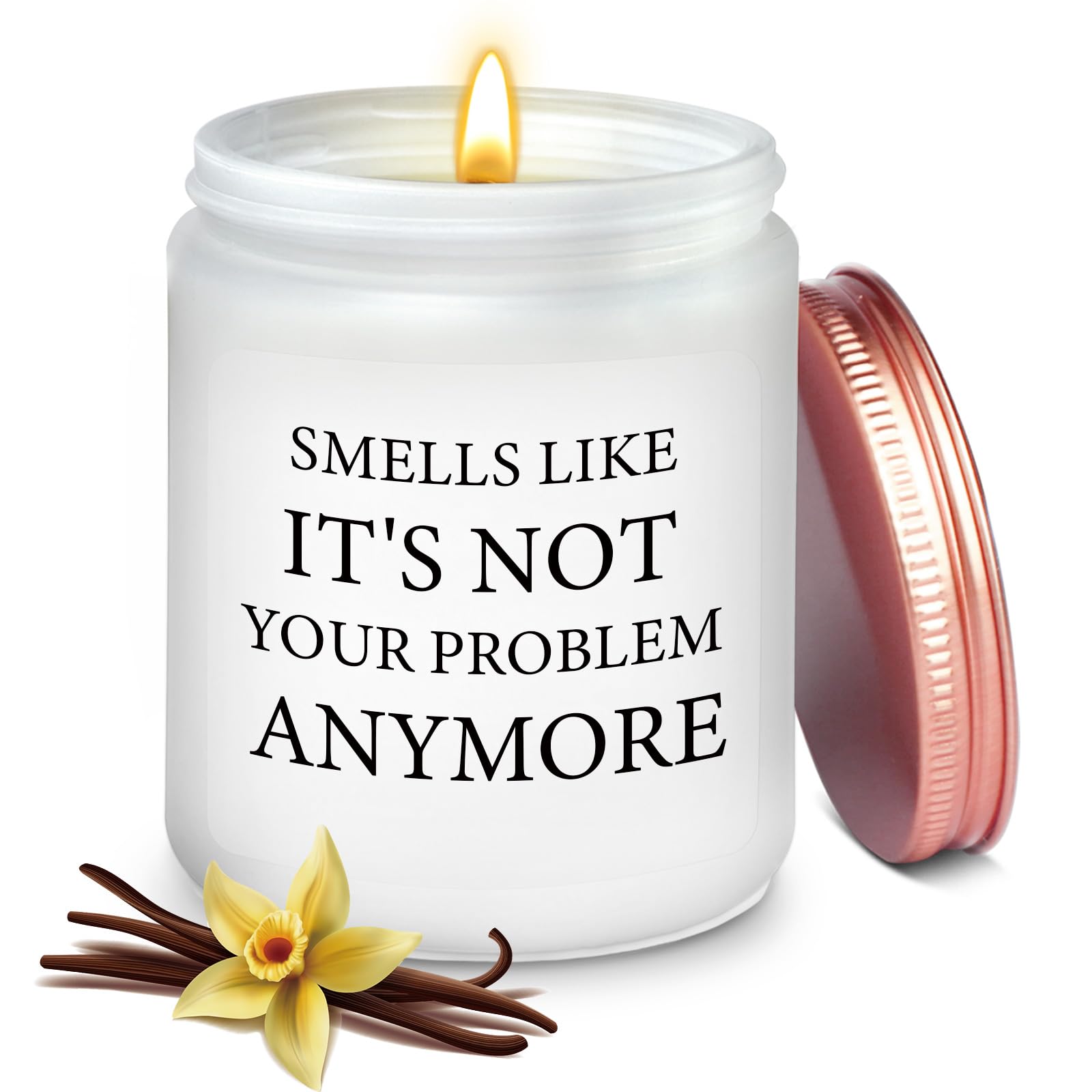 Retirement Gifts for Women, Funny Going Away Leaving New Job Retirement Gifts for Coworkers Boss Teacher Nurse Colleague, Farewell Goodbye Divorce Gifts for Women Friend, Vanilla Scented Candles