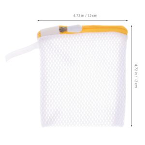 AOKWAWALIY 6pcs Laundry Bags Zipper Wash Bags Mini Mesh Washing Bags Net Bags Foldable Washing Machine Bags Soap Pouch Saver Laundry Pouch for Underwear Panties Small Accessories