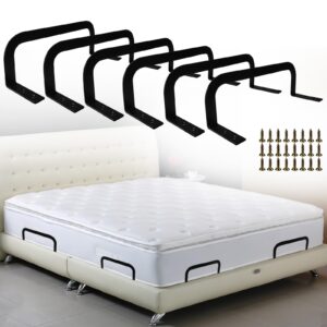 6 pcs mattress retainer bar, mattress slide stopper, keep mattress topper from sliding, stopper to prevent sliding holder in place, anti slip mattress gripper for most soft bed mattress