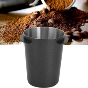 Coffee Dosing Cup 54mm, Stainless Steel Espresso Coffee Dosing Cup Espresso Machine Accessories, Coffee Powder Feeder Part Easy Use Coffee Grinder Powder Cup Compatible with 54mm Coffee Filter