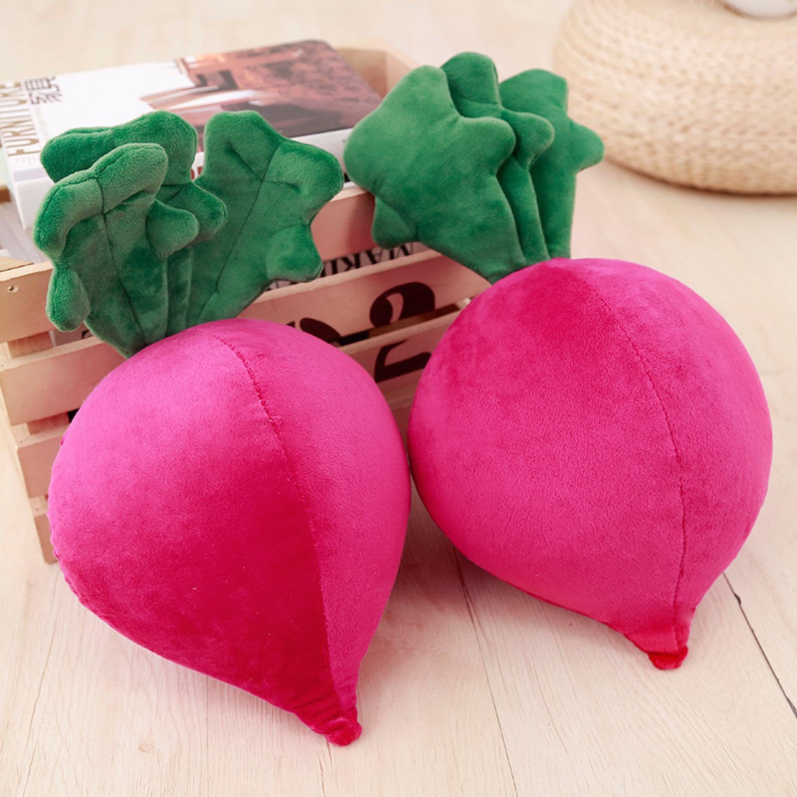 FYFZIK Radish Plush Toy Quirky Pillow Stuffed Animal Doll Carrot Pillow