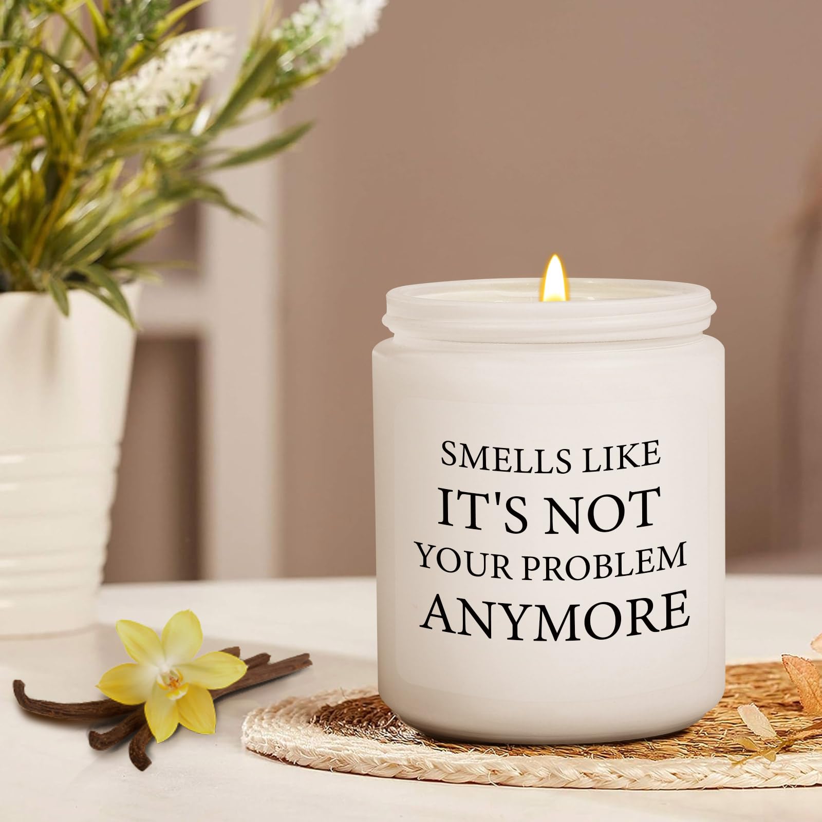 Retirement Gifts for Women, Funny Going Away Leaving New Job Retirement Gifts for Coworkers Boss Teacher Nurse Colleague, Farewell Goodbye Divorce Gifts for Women Friend, Vanilla Scented Candles