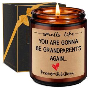 miracu scented candle, second time grandparents gifts, pregnancy announcement for grandparents baby announcement, pregnancy reveal to parents, baby announcements reveal ideas for grandparents grandma