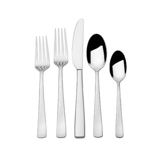 mikasa barrett 18.10 45 piece stainless steel cutlery set, service for 8