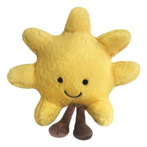 new moon sunshine plush toy cute smile fun filled animal pillow soft plush toy for children's birthday gift