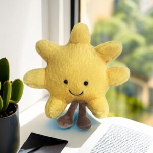 New Moon Sunshine Plush Toy Cute Smile Fun Filled Animal Pillow Soft Plush Toy for Children's Birthday Gift