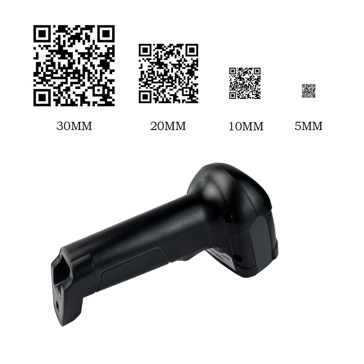 Kercan KR-301 Handheld USB 2D Barcode Scanner Automatic Wired USB 1D 2D QR PDF417 Data Matrix Barcode Scanner CCD Barcode Reader