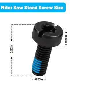 394589-01 Screw Compatible with Dewalt Miter Saw Stand - Replace for DWS779 DWS780 DW703 DW704 DW705S - 2 Pack