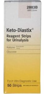 keto-diastix 50 reagent strips for urinalysis, unflavored, medication test strips