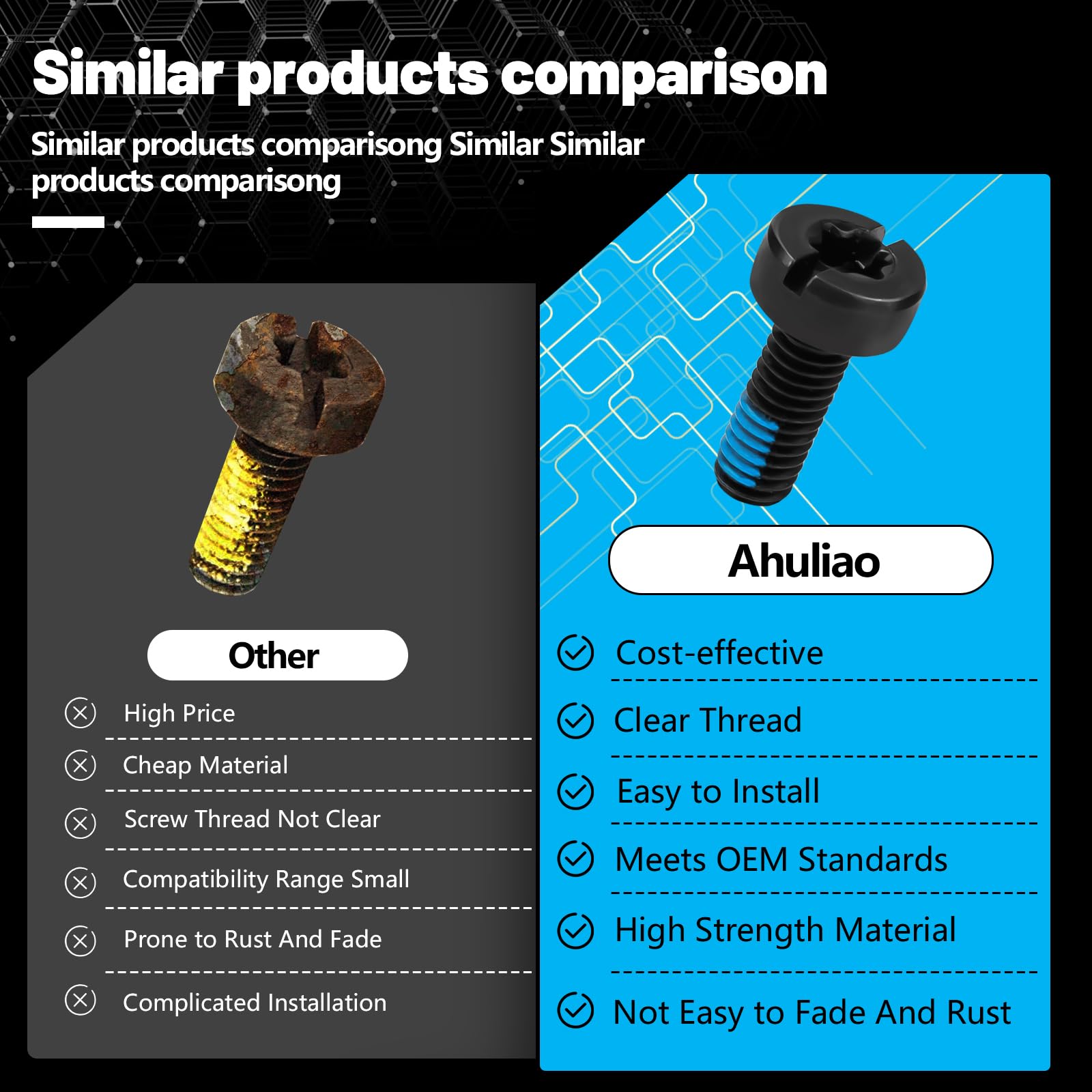 394589-01 Screw Compatible with Dewalt Miter Saw Stand - Replace for DWS779 DWS780 DW703 DW704 DW705S - 2 Pack