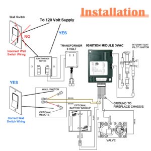 Hiorucet GM-6KA Control Module for Dexen, Heat-N-Glo, Quadrafire, Napoleon and Heatilator Fireplace, IPI Electronic Ignition Module for Dexen Industries GM6KA, 593-592, SRV593-592, IPI-6000, HHT 350M.