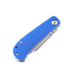 KANSEPT Bevy Pocket Folding Knives EDC Slip Joint Folding Knife 2.45'' 154CM Material Pocket Folding Knife with Blue G10 Handle Everyday Carry Folding Knife T2026S7