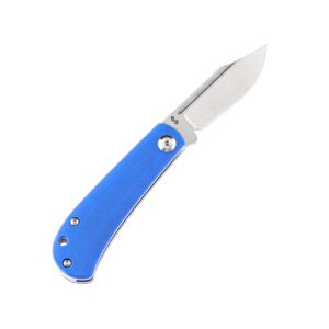 KANSEPT Bevy Pocket Folding Knives EDC Slip Joint Folding Knife 2.45'' 154CM Material Pocket Folding Knife with Blue G10 Handle Everyday Carry Folding Knife T2026S7