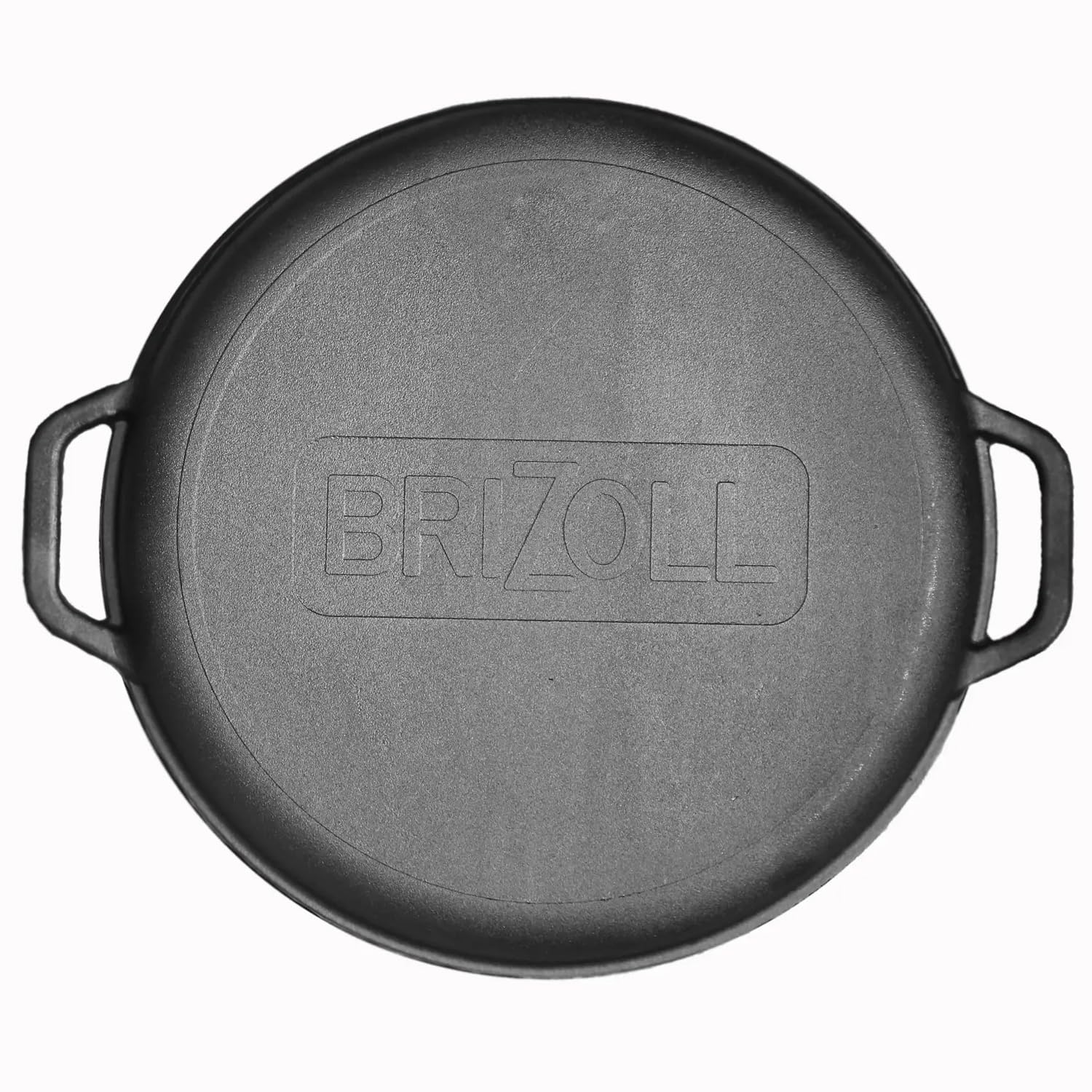 Cast Iron Dutch Oven Brizoll 15.85 Quarts (15L) - Premium Camping Cookware - Cast Iron Cookware Set - Camping Dutch Oven Pot with Lid - Asian Cauldron - Uzbek Kazan Cast Iron - Grill Frying Pan Lid