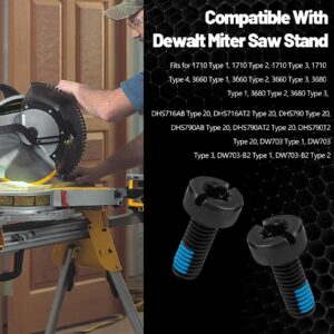 394589-01 Screw Compatible with Dewalt Miter Saw Stand - Replace for DWS779 DWS780 DW703 DW704 DW705S - 2 Pack