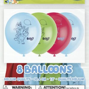 Unique Bluey Balloons Bundle - Bluey Themed Balloons Latex & Foil, with Checklist - Bluey Birthday Decorations, Bluey Party Supplies, Bluey Party Decorations