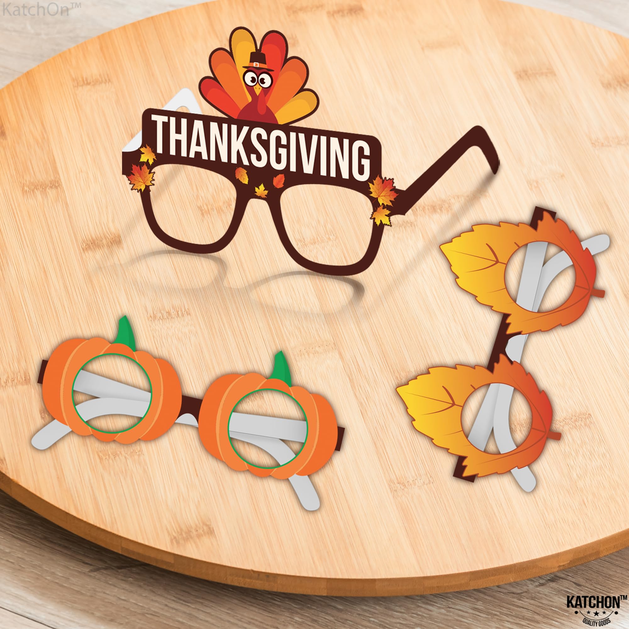 KatchOn, Happy Friendsgiving Glasses - Pack of 12 | Turkey Glasses for Friendsgiving Party Decorations | Thanksgiving Paper Glasses for Friendsgiving Decorations Indoor | Friendsgiving Party Favors