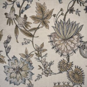 top fabric, gia jacobean floral chenille upholstery fabric - whimsical multicolor design - 100% polyester - 55 width