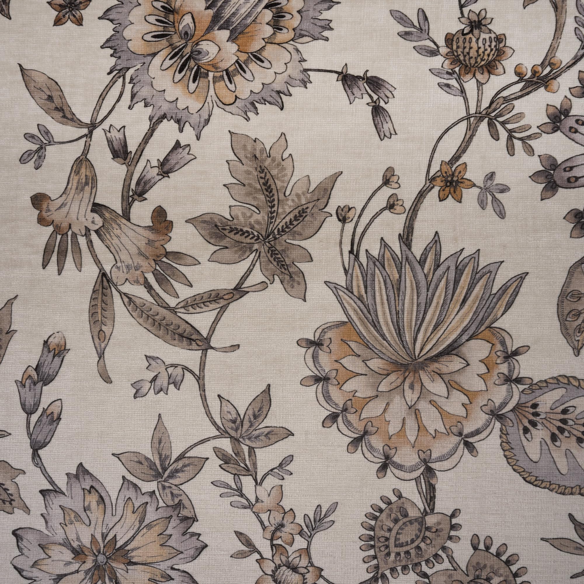 TOP FABRIC, Gia Jacobean Floral Chenille Upholstery Fabric - Whimsical Multicolor Design - 100% Polyester - 55 Width