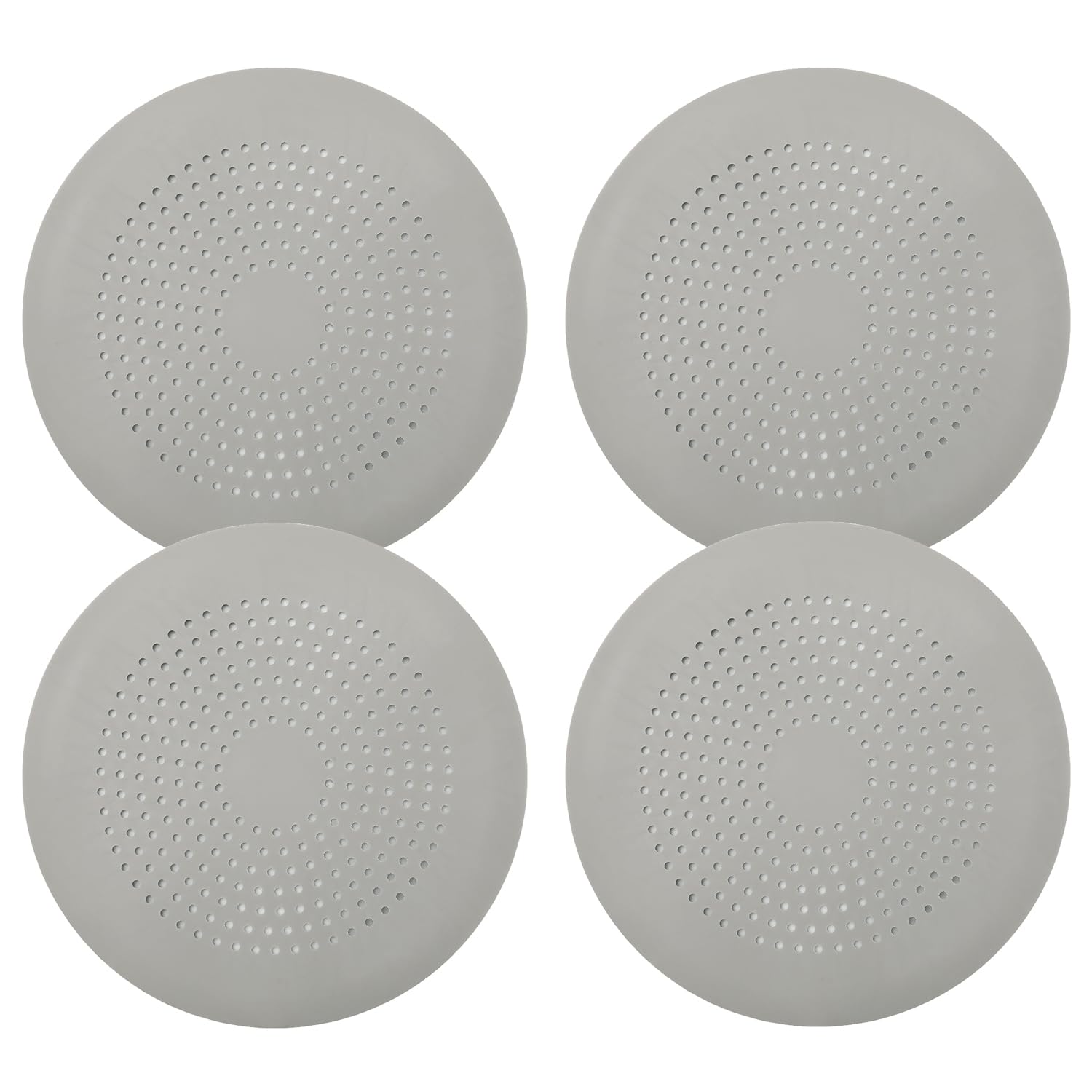 4 Pack Drain Hair Catcher, Hair Catcher Shower Drain, Sink Drain Strainer, Shower Drain Cover Hair Catcher Stopper, Shower Drain Protector Sink Strainer with Suction Cups for Bathroom/Kitchen/Bathtub