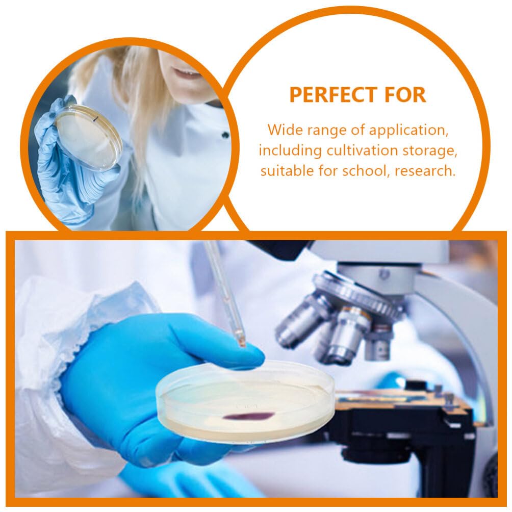 ULTECHNOVO Nutrient Agar Plates, Nutrient Agar Petri Dishes Science Project Kit, Pre-Poured Agar Plates for Students Science Fair Projects