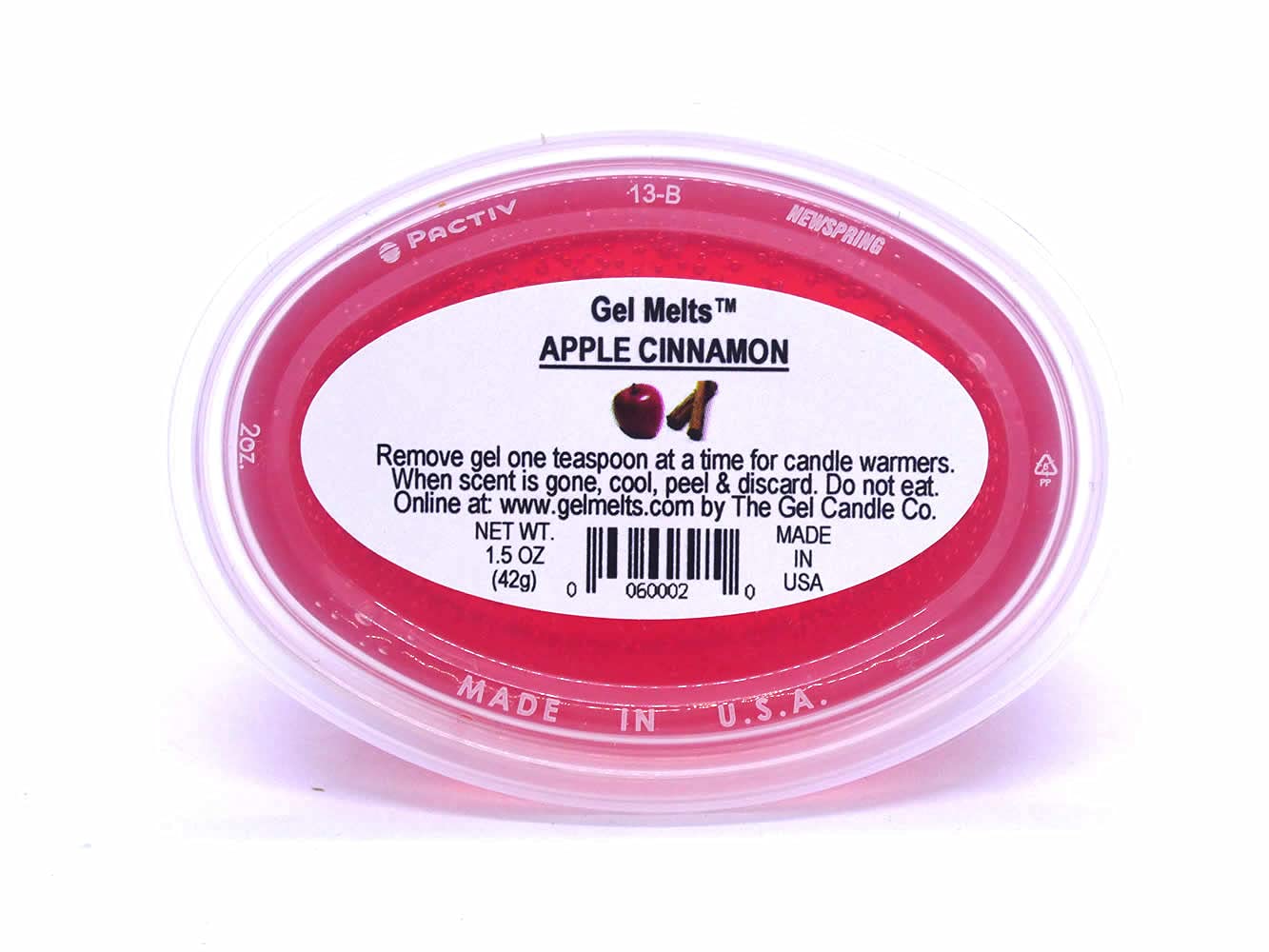 Harvest Set Of 3 Aroma Gel Melts™ GEORGIA PEACH, APPLE CINNAMON, CRANBERRY CHUTNEY Gel Wax For Warmers And Burners By The Gel Candle Company PEEL, MELT AND ENJOY