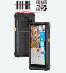 bix 6.5-inch rugged windows 11 iot handheld qr code barcode scanner,8gb ram/128gb rom handheld terminal pc,long-lasting battery,ip67 waterproof windows handheld pda for warehouse inventory management