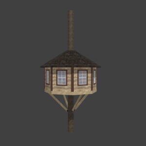 The White River © : 8' Octagonal Treehouse Plan