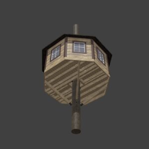 The White River © : 8' Octagonal Treehouse Plan