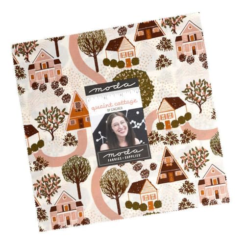 Quaint Cottage Layer Cake®, 42-10" Precut Fabric Quilt Squares by Gingiber