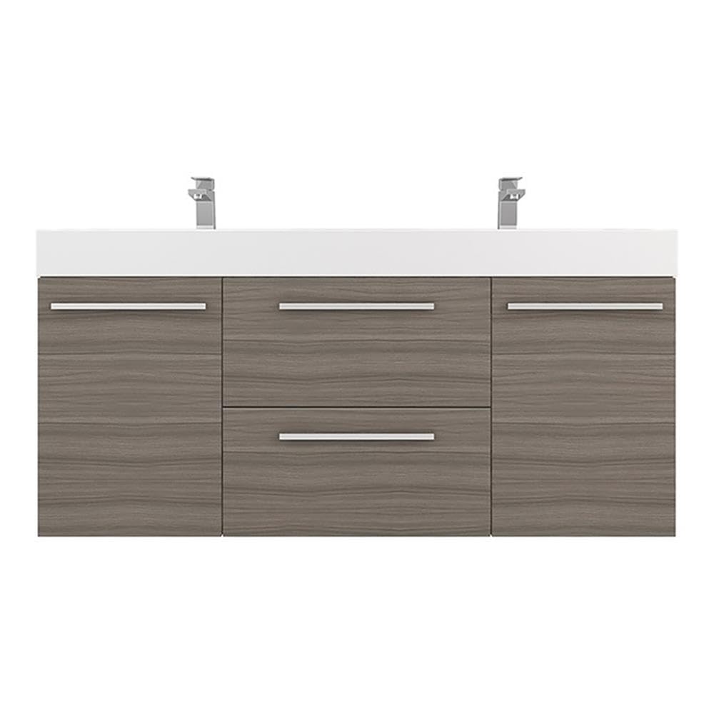 Alya Bath Ripley Bathroom Vanity, 60", Gray