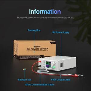 Digital Control RK6006-C 60V 6A 4 Digit Adjustable AC to DC Lab Bench Power Supply Regulator 360W