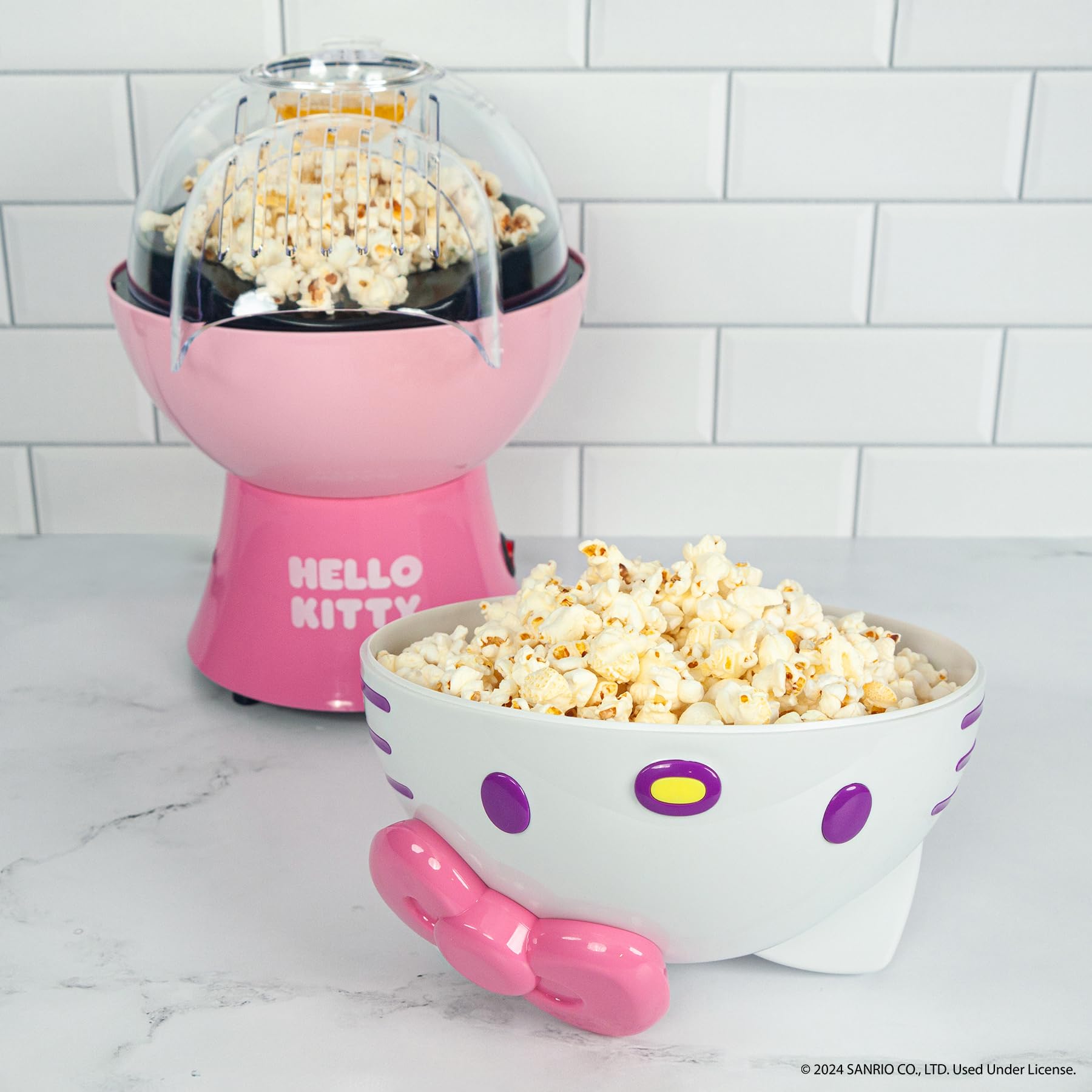 Uncanny Brands Hello Kitty Popcorn Maker - Kitchen Appliance