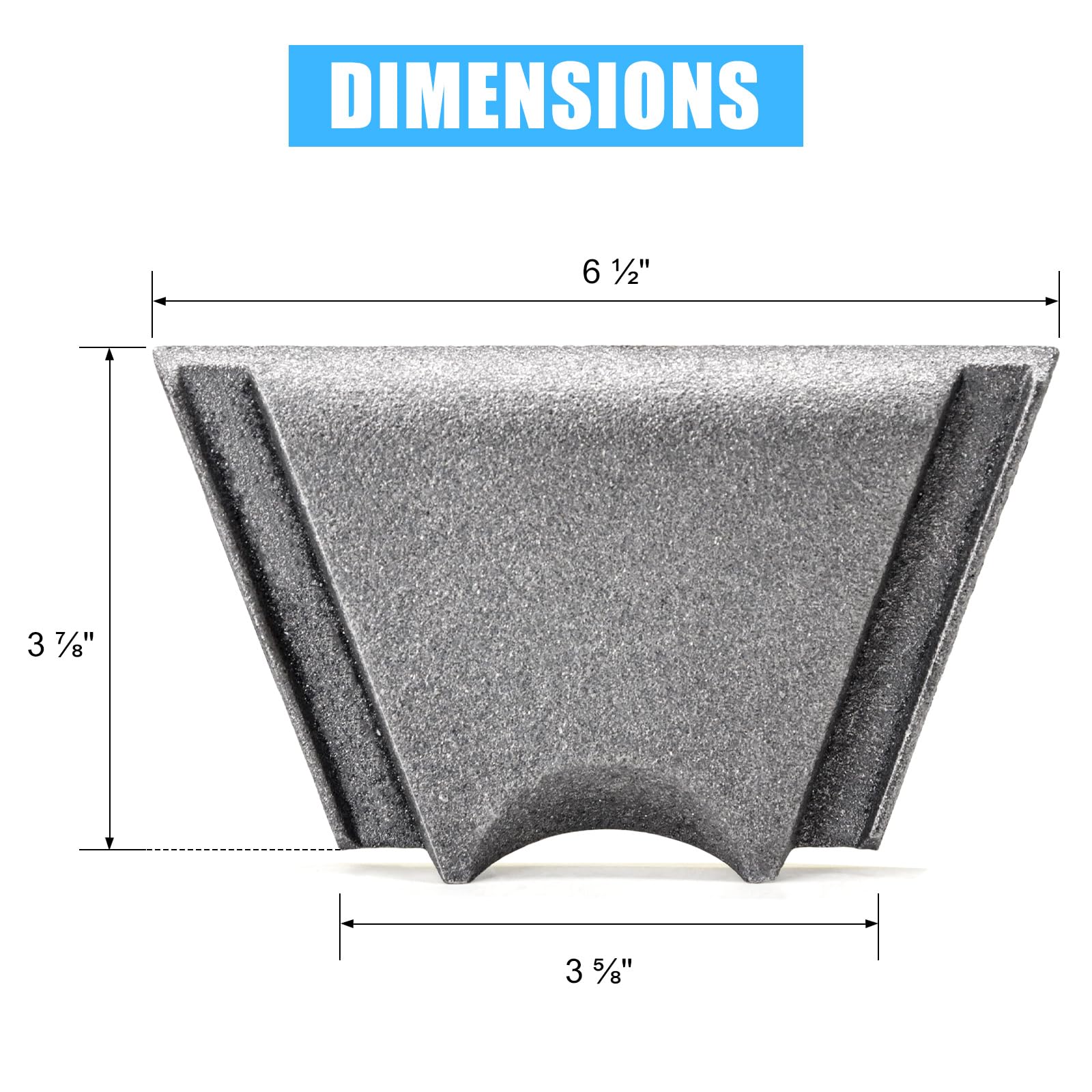 Adviace 3-00-08534 Flame Guide for Harman P61, P38, P61A, PF100, PP38+, P38+, Invincible RS & Insert, PF120, PB105, Pellet Pro 2, Accentra FS Pellet Stoves, Pellet Stove Parts for Harman P61 P61A P38