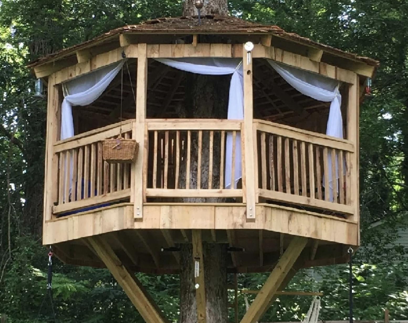 The White River © : 8' Octagonal Treehouse Plan