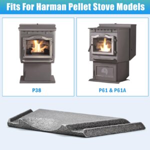 Adviace 3-00-08534 Flame Guide for Harman P61, P38, P61A, PF100, PP38+, P38+, Invincible RS & Insert, PF120, PB105, Pellet Pro 2, Accentra FS Pellet Stoves, Pellet Stove Parts for Harman P61 P61A P38