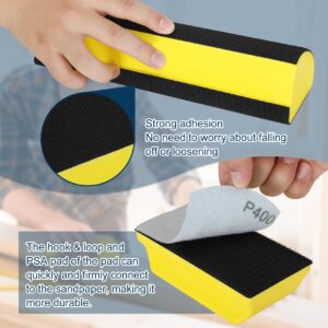 Sanding Blocks Auto Body, auto sanding blocks, auto body sanding block, automotive sanding block, sanding blocks hook and loop Replaces 3M Sanding Block,fit for Woodworking, Automotive Body