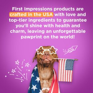 First Impressions Poop Snacker Soft Chews - Best Stool Eating Deterrent for Dogs, Coprophagia Deterrent for Dogs, Probiotics & Breath Freshener - Deterrent for Dogs Eating Poop - 60 ct