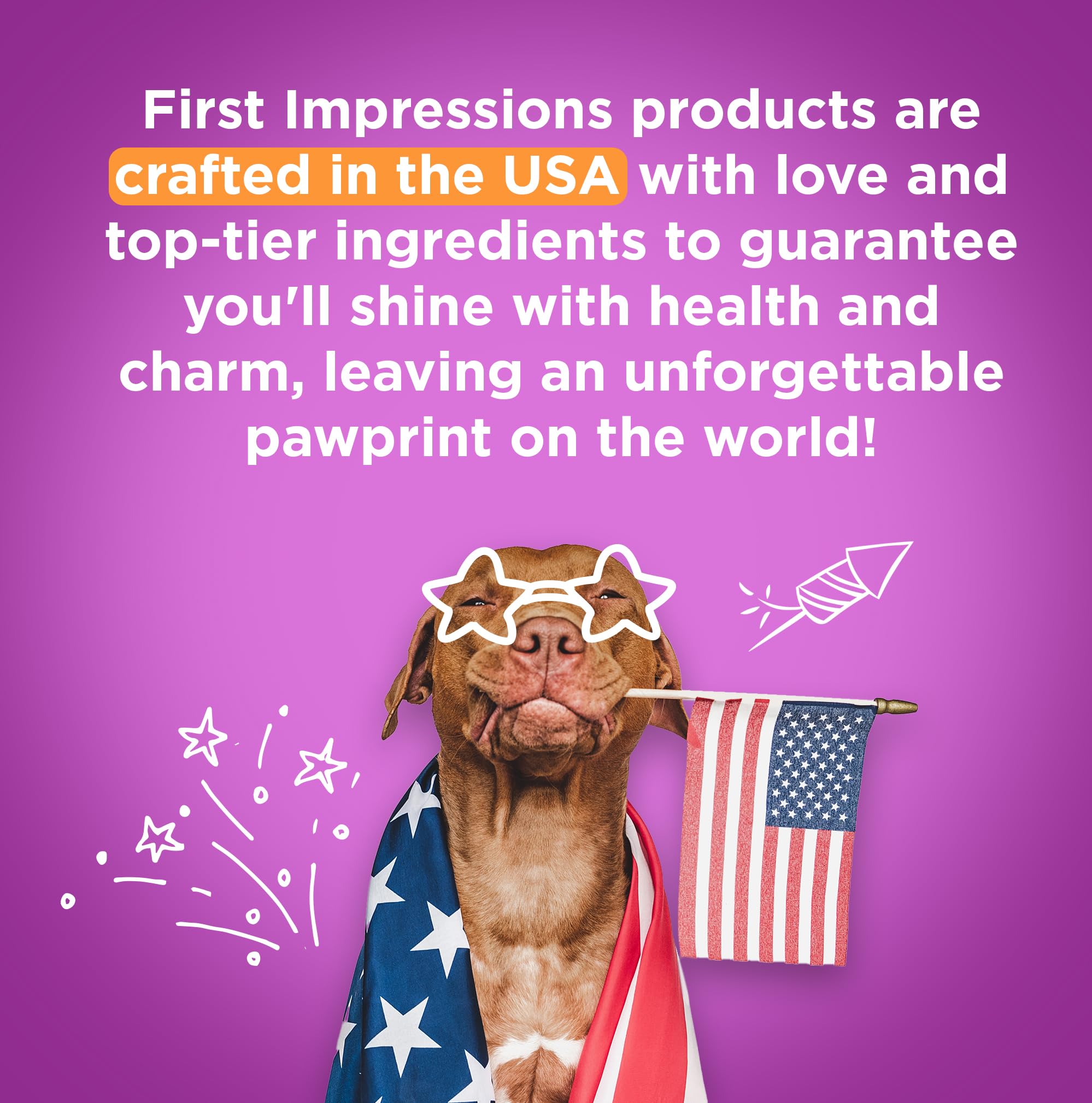 First Impressions Poop Snacker Soft Chews - Best Stool Eating Deterrent for Dogs, Coprophagia Deterrent for Dogs, Probiotics & Breath Freshener - Deterrent for Dogs Eating Poop - 60 ct