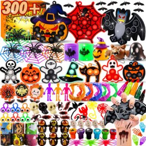 300 pcs halloween party favors for kids,halloween toys bulk,halloween goodie bag fillers,halloween favors for kids classroom prize