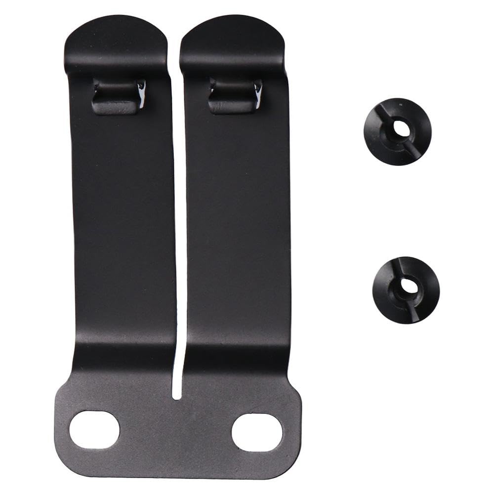 Urjumpea Discreet Monoblock Clip Sheath Belt Clip Clasp Metal Mounting Hardware with Screws, Holster Sheath Belt Clip Clasp